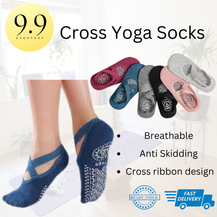 Premium Anti-slip Yoga Socks Practice Zumba Training Pilate Exercise ...