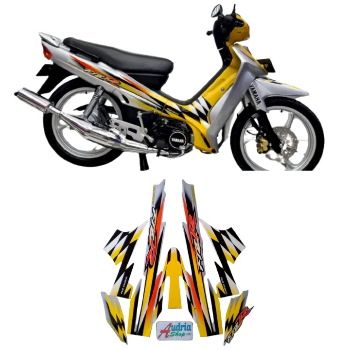 STIKER STRIPING MOTOR F1ZR MILENIUM 2000 KUNING | Lazada Indonesia