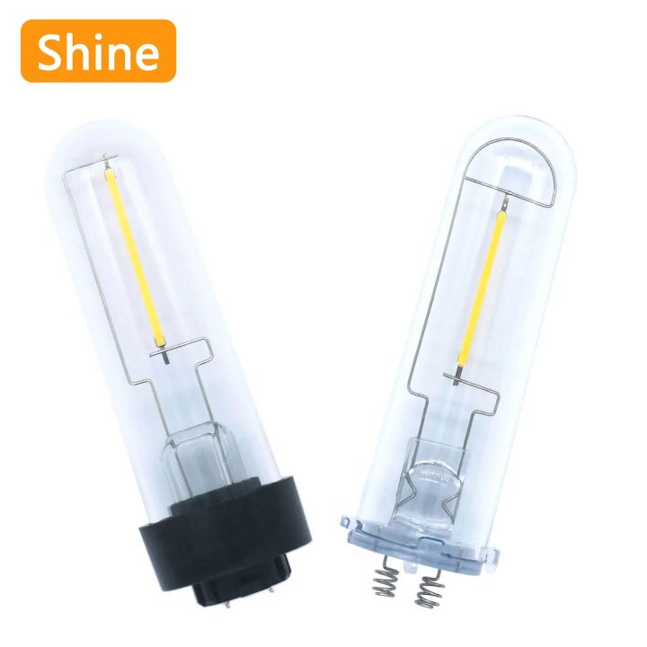 LED Edison Bulb Lamp Tube DC3V Light Source Solar Plastic Bulb Light ...