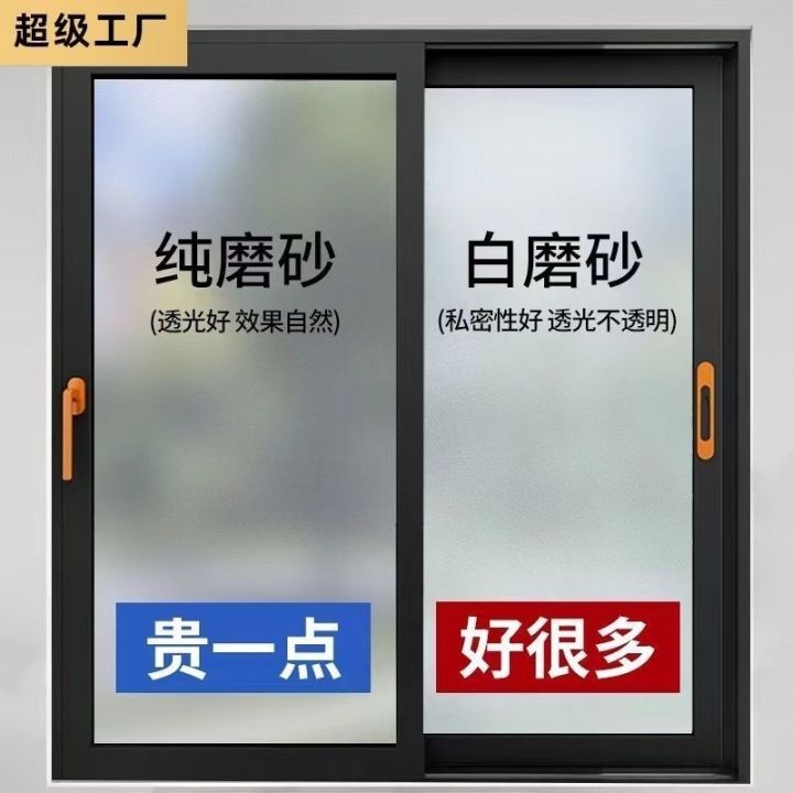 Electrostatic frosted glass sticker light-transmitting opaque window ...