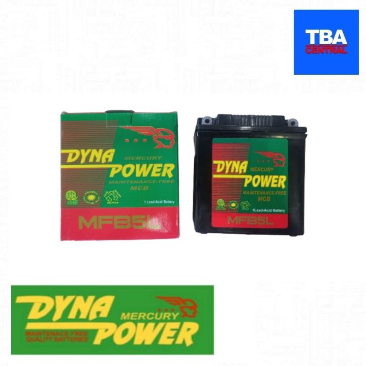 DYNA POWER MOTORCYCLE BATTERY MFB5L QR-6350168 | Lazada PH