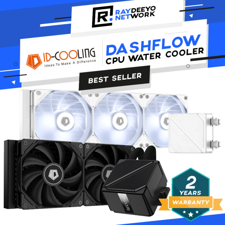 ID-Cooling Dashflow 240 / 360 Basic CPU AIO Water Cooler [Big Water Pump/Optimized Air Pressure ...