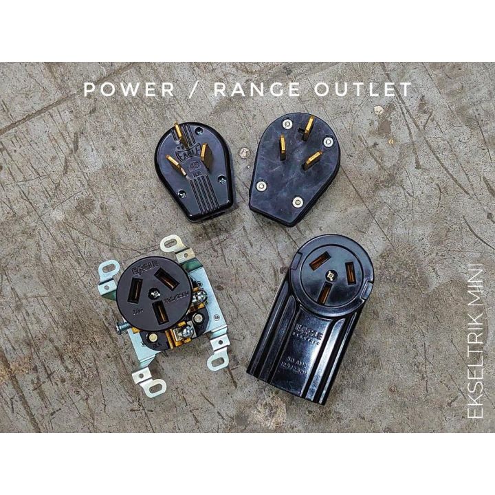 EAGLE Range Outlets (Surface Flush) and Universal Angle Plugs (Rubber ...