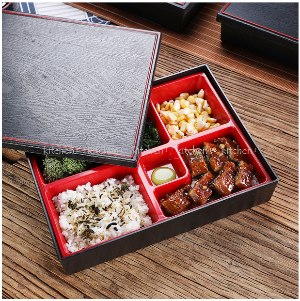 Japanese Bento Box 5 Compartments with Lid / Lunch Box | Lazada
