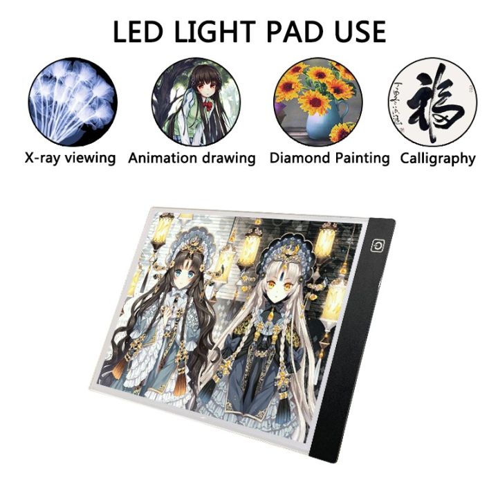 A3-1 Ultra-thin LED Stencil Tracing Drawing Board Light Pad - A3 Size ...