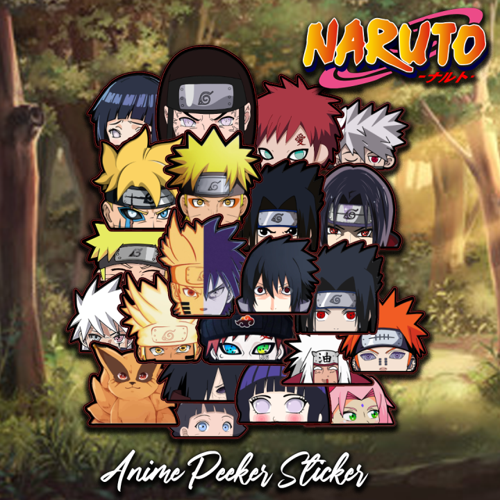 Naruto Anime Peeker Sticker | Vinyl Sticker Waterproof, Naruto peeker ... Naruto Anime Peeker Sticker | Vinyl Sticker Waterproof, Naruto peeker ...