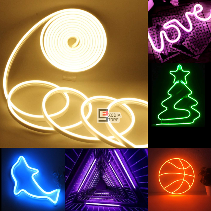 LED Strip Neon Flex Lampu Selang Fleksibel SMD Soft Lamp LED Neonflex ...