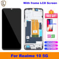 100% Tested Original LCD For Realme 10 4G RMX3630 LCD Display With ...