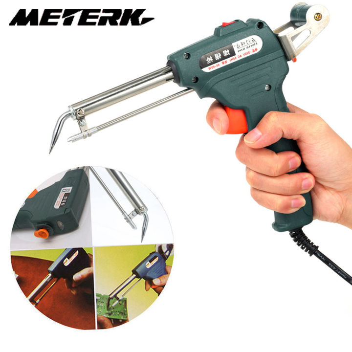 Meterk เครื่องเชื่อมเหล็กกระป๋องอัตโนมัติแบบมือถือ60W อุปกรณ์ช่างเชื่อม ...