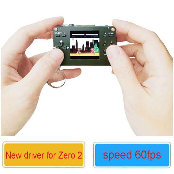 Raspberry Pi Zero 2 W Game Hat 1.54inch Lcd With Case Speaker Charge ...