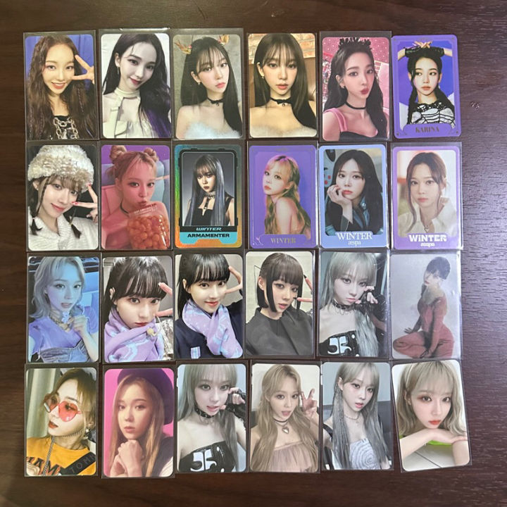 Aespa Girls Kwangya & Real World Photocards (Karina, Giselle, Winter, Ningning) | Lazada PH