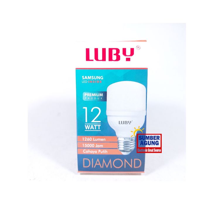 Luby Lampu LED 12W DIAMOND Series 12 Watt Dengan Samsung Chip LED ...