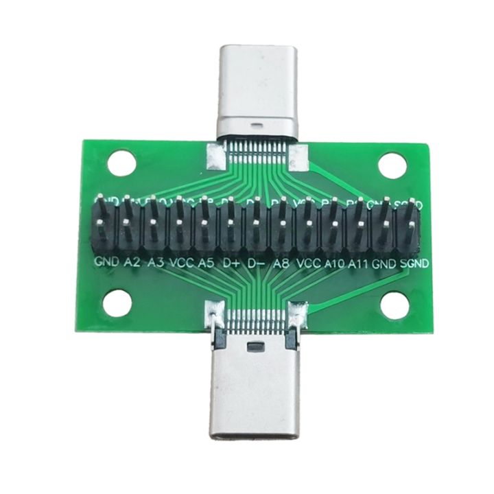 Male To Female Type C Test PCB Board Universal Board with USB 3.1 Port ...