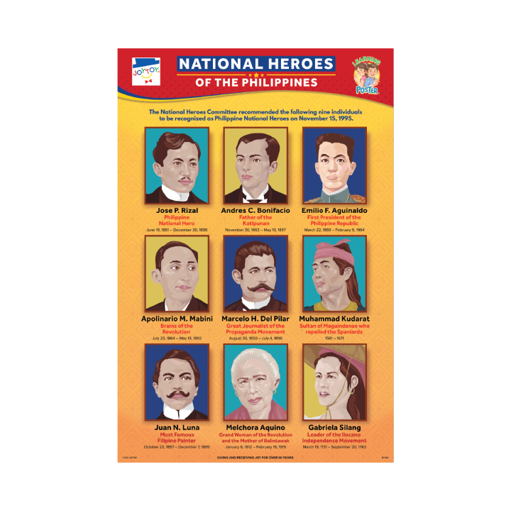 JOYTOY National Heroes of the Philippines Poster | Lazada PH