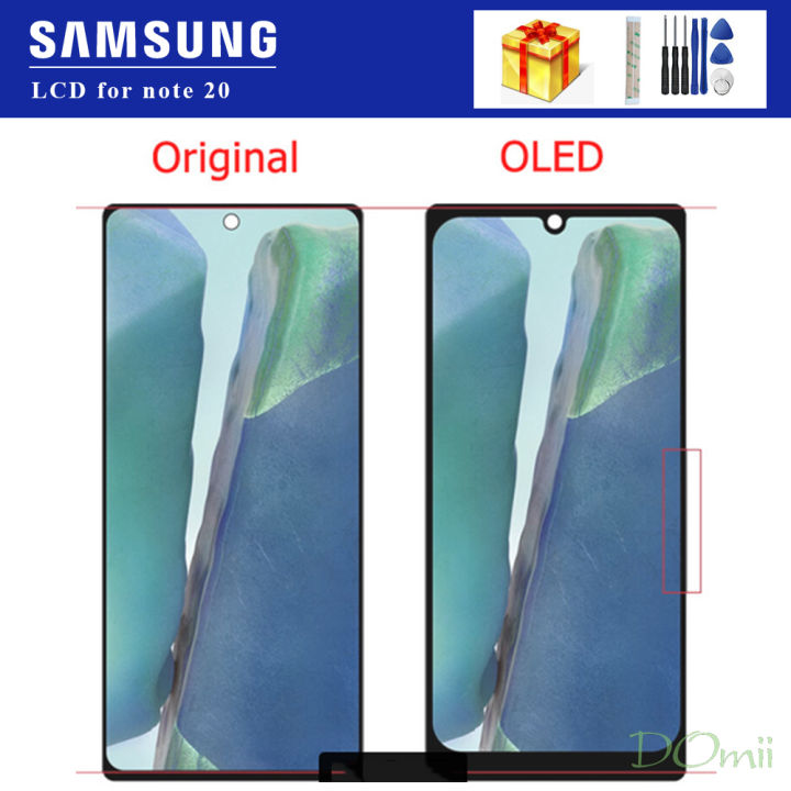 Original N981B LCD สำหรับ Samsung Galaxy Note20 5G จอแสดงผล LCD กรอบ6.7 ...