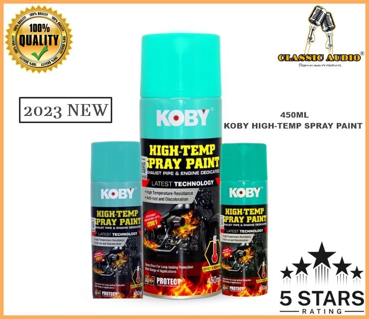 2024 NEW UPGRADED KOBY HIGH-TEMP SPRAY PAINT 450ML UNIVERSAL(ORIGINAL ...