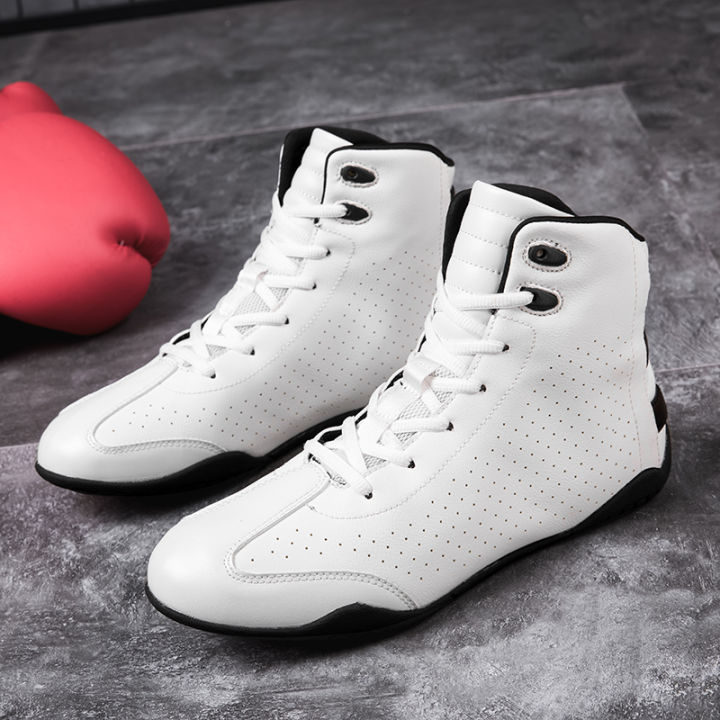 Men Professional Boxing Shoes Women Wrestling Fighting Weightlifting ...