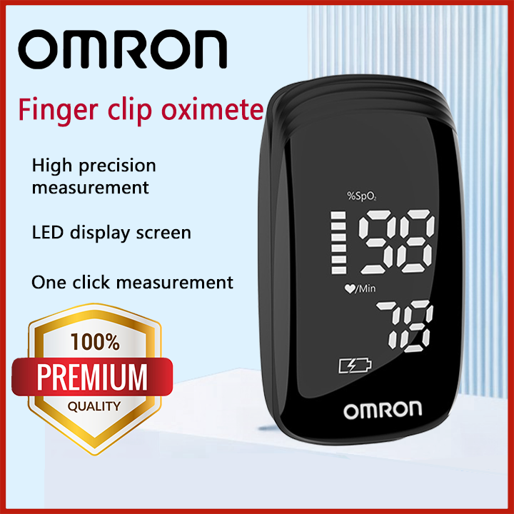 Omron Pulse Oximeter Rechargeable oximeter finger pulse Rate Blood Oxygen Saturation Monitor ...