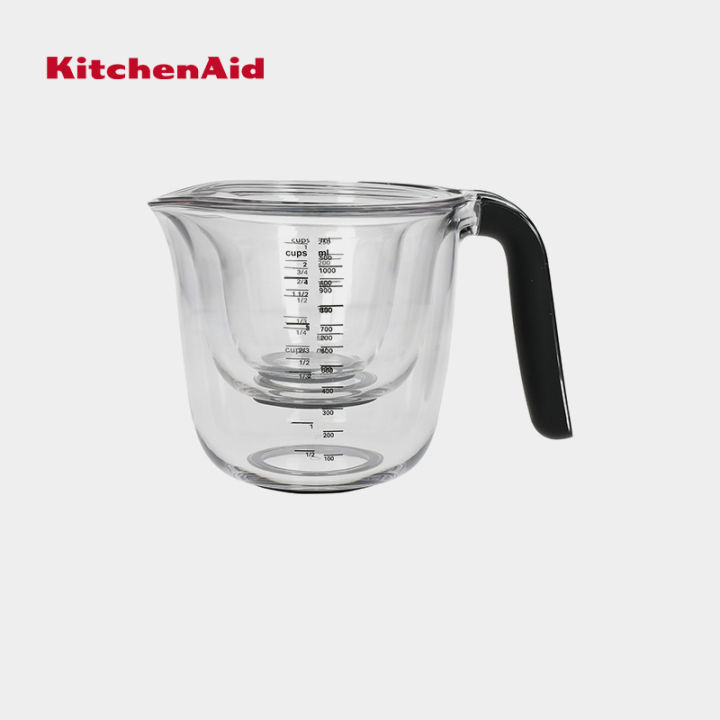 KitchenAid Plastic Set of 3 Measuring Jugs - Onyx Black เซตเหยือกตวง ...