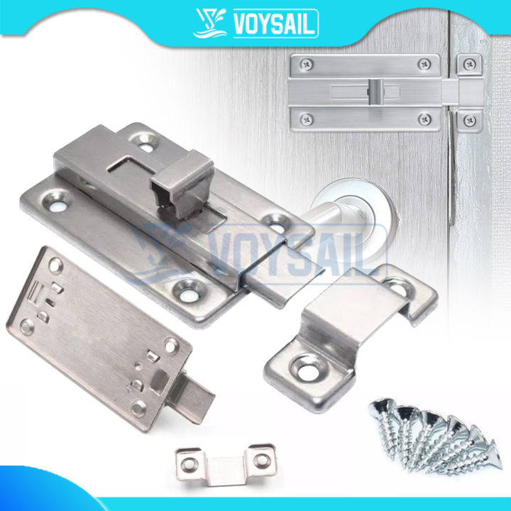 Stainless Steel Sliding Bar Type Door Shed Lock 2inch - 4inch Bolt ...