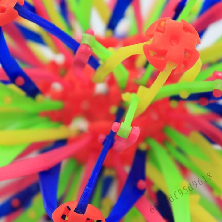 Kid Expandable Magic Ball Toy Plastic Colorful Telescopic Become Larger ...