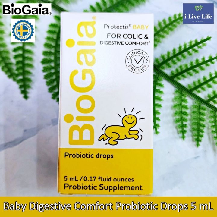Baby Digestive Comfort Probiotic Drops 5 or 10 mL - BioGaia | Lazada