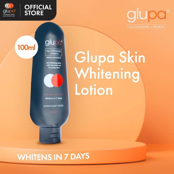 Glupa Skin Whitening Lotion 100ml | Lazada PH