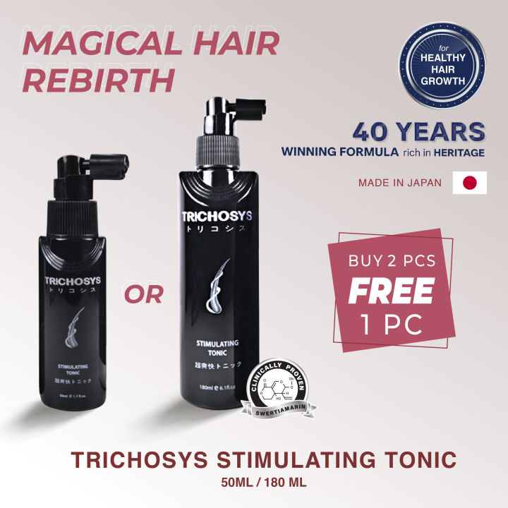 Trichosys Stimulating Hair Tonic (180ml/50ml) | Lazada Singapore