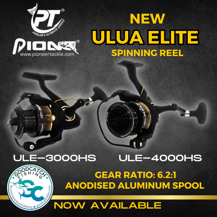 Pioneer ULUA ELITE SPINNING REEL 3000HS 4000HS | Lazada PH