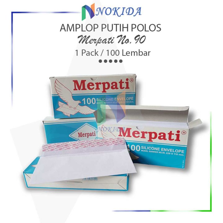 Nokida Amplop Surat Besar Kiky Merpati [1 Pak/100 Lembar/No.90 ...