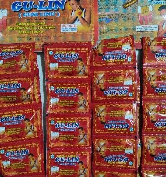 (COD) Gulin Renceng Obat Sakit Gigi, Gusi Linu dan Bengkak Asli ...