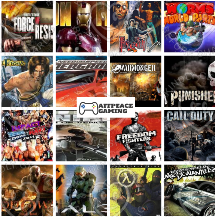 (PC GAME) 21 IN 1 The punisher+Hitman+Call of duty+God of war+Halo+Need ...