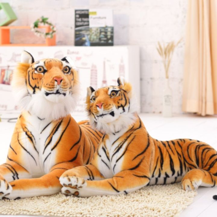 30-90CM High Quality Giant White Tiger Stuffed Toy Baby Lovely Big Size ...