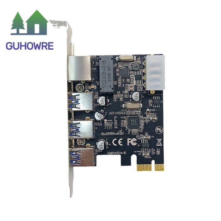 Desktop Mainboard Module PCI-EUSB3.0+Gigabit LAN Expansion Card Using ...