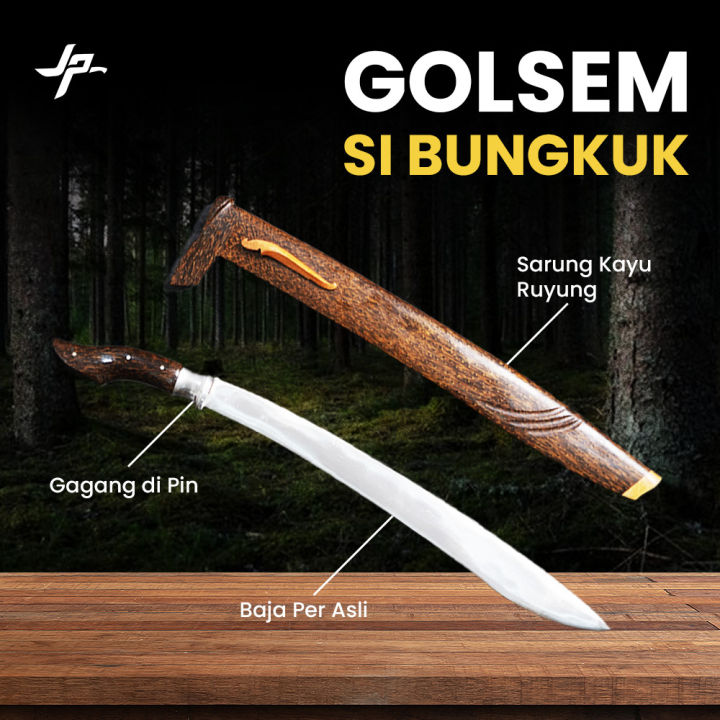 Termurah Golsem Golog Bungkuk Sembelih Serbaguna Tebas Kayu dan Bambu ...