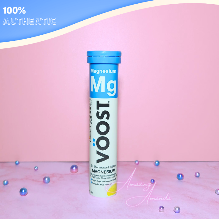 Voost Magnesium Effervescent 20 Tablets | Lazada PH