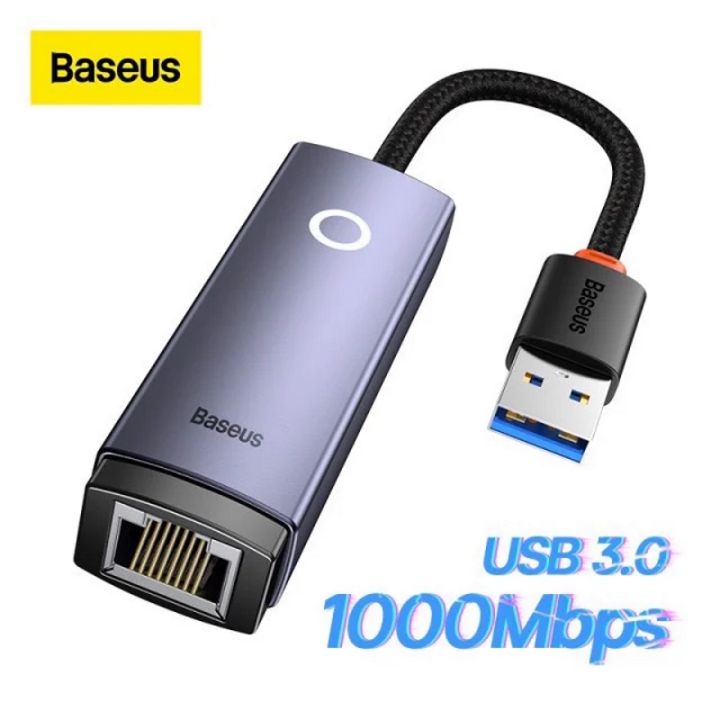 Baseus Original Lite Series RJ45 LAN PORT ETHERNET ADAPTER 1000Mbps ...