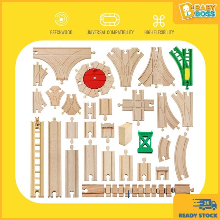 Edwone Train Track Building Facility Train Railway Accessories | Lazada