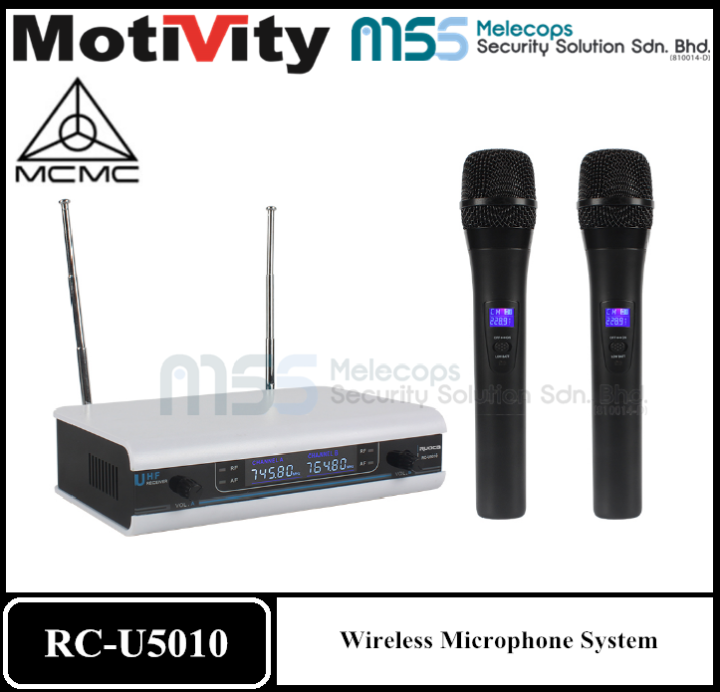 MOTIVITY RC-U5010 Wireless Microphone System | Lazada