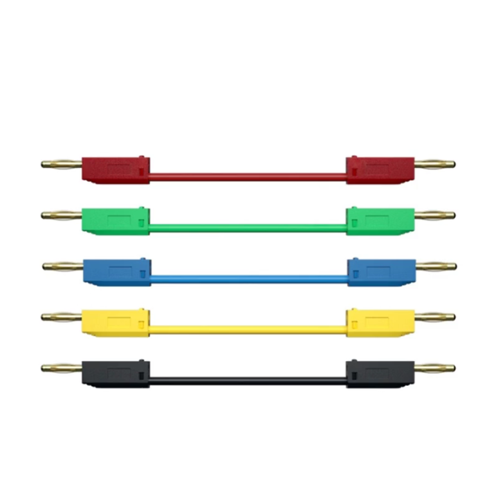50cm/100cm Stackable Banana Plug Wire Test Cable Leads Banana to Banana ...