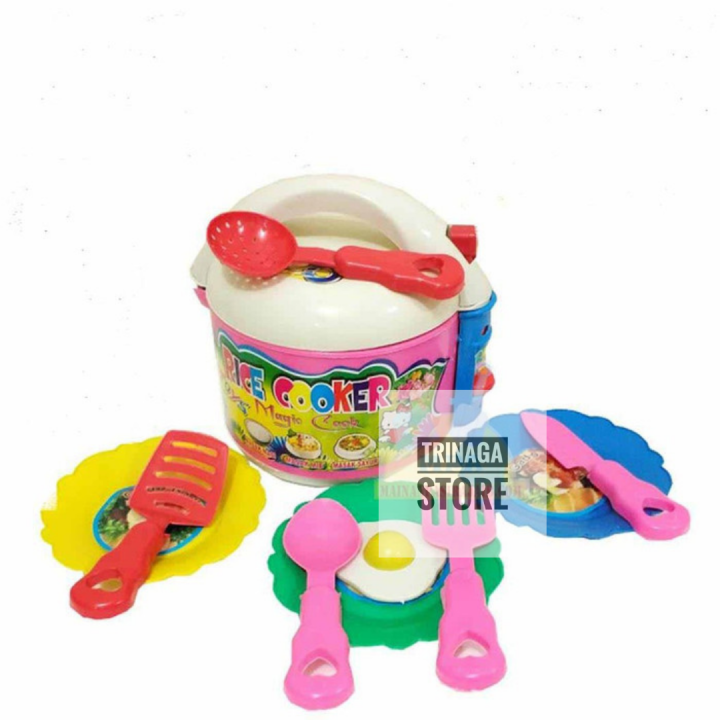 Mainan Anak Rice Cooker / Magic Com / Cooking Set / Set Alat Masak ...