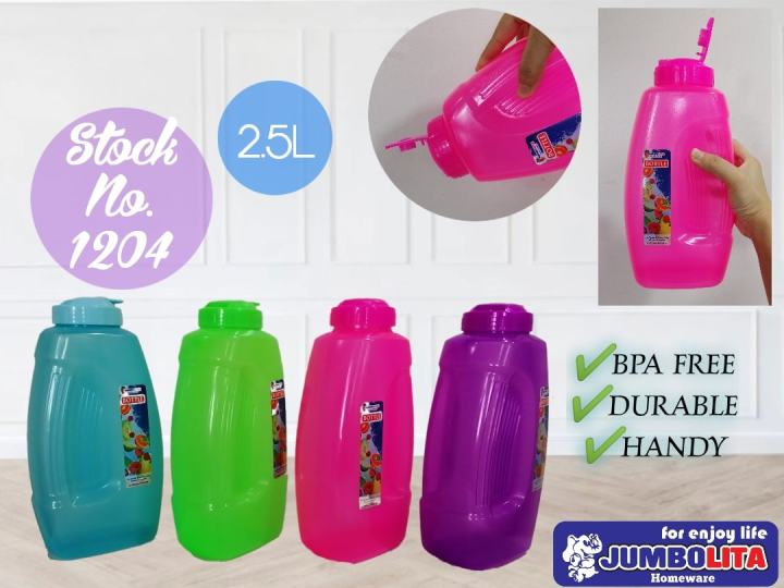 2.5L Handy Water Jug (#1204) Bottle Pitcher Container Tumbler Ref Jug ...
