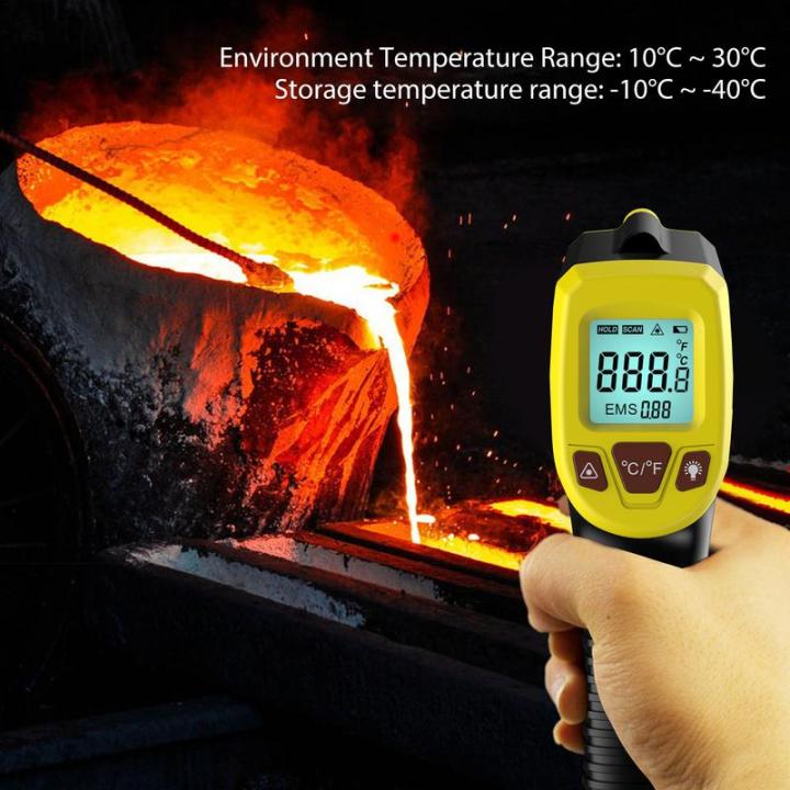 Digital Infrared Thermometer Non Contact IR Temperature LCD Display ...