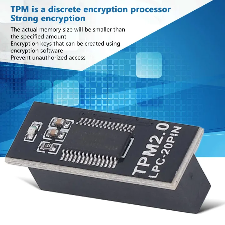 TPM Remote Card 20Pin Easy To Use TPM 2.0 Security Module for PC | Lazada
