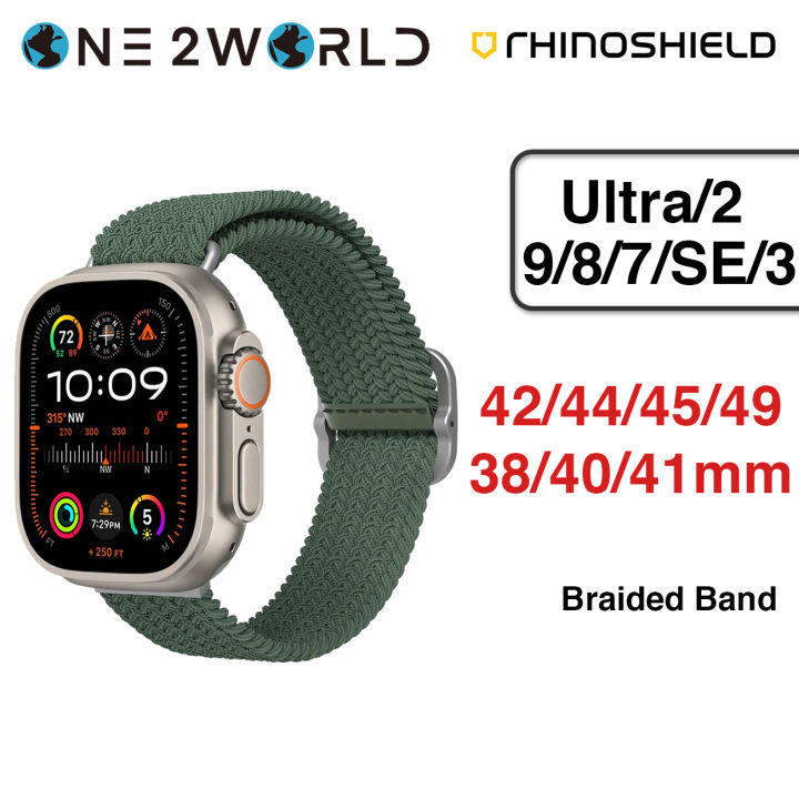 RhinoShield Braided Band Strap for Apple Watch Series Ultra 2 / Ultra ...