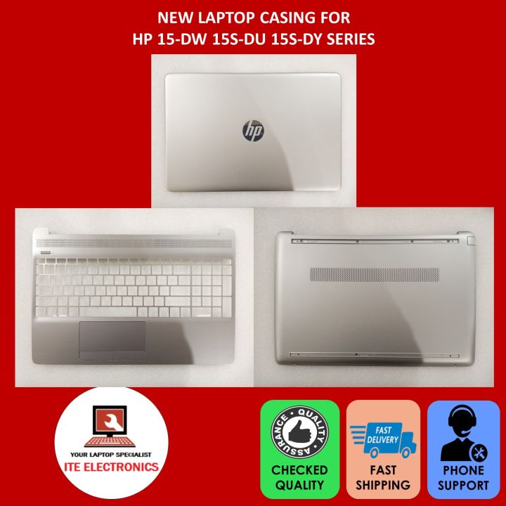 ORIGINAL HP 15-DW 15S-DU 15S-DY SERIES LCD FRONT CASING A TOP COVER/PALMREST C CASE/ BOTTOM ...