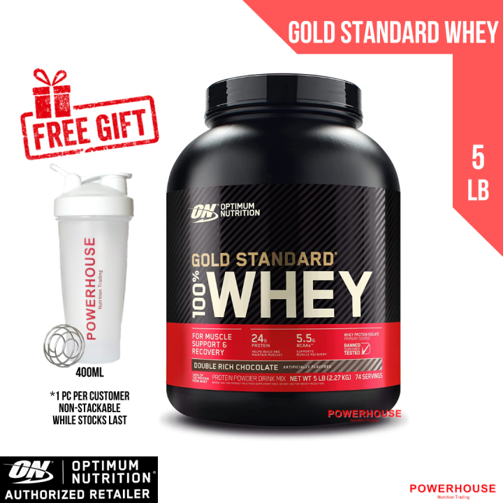 Optimum Nutrition Gold Standard Whey, 5 lb [Strength Training, Sports ...