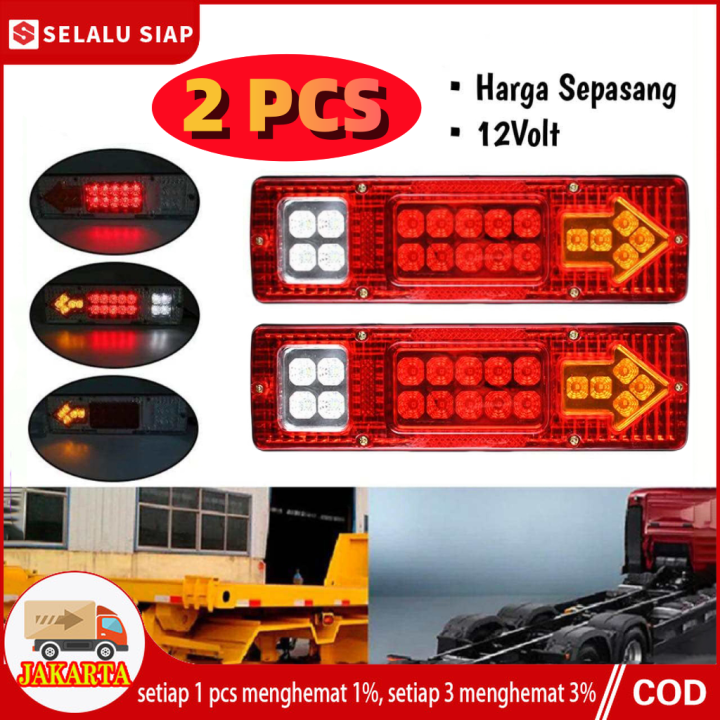 2PCS Lampu Belakang Stoplamp LED Universal Pickup Carry Futura Katana ...