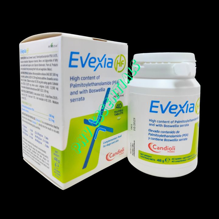 EVEXIA 40 Tablets Complementary supplements for dogs and cat 36g ...