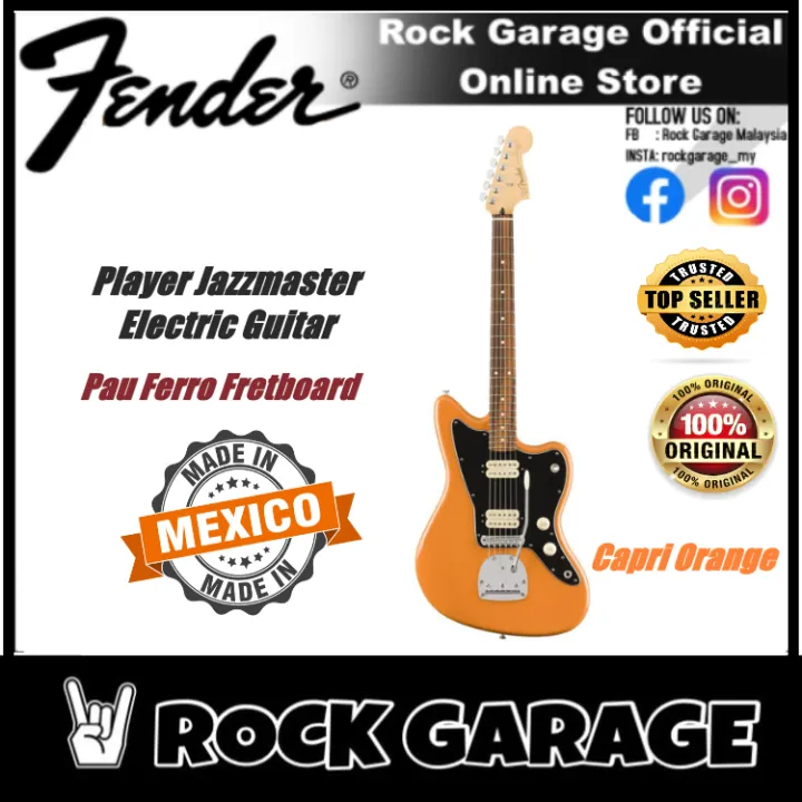 Fender Player Jazzmaster Electric Guitar, Pau Ferro Fretboard - Capri ...